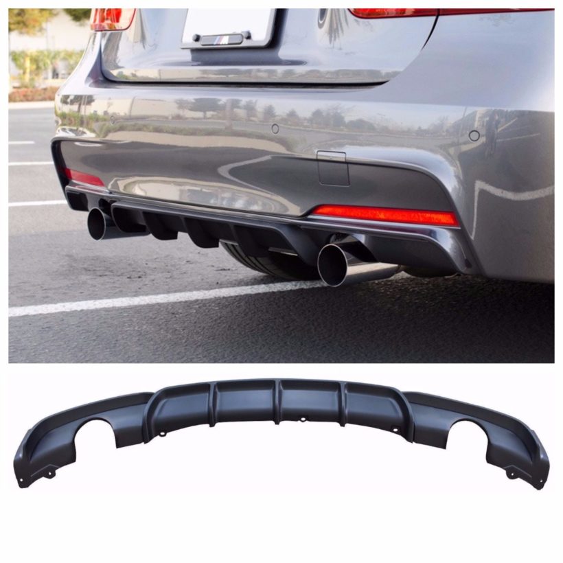 2012-2018 BMW F30 3 SERIES REAR DIFFUSER M PERFORMANCE STYLE (SINGLE ...