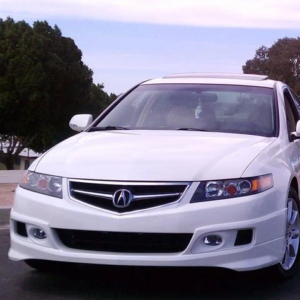 2006-2008 ACURA TSX A-SPEC STYLE FRONT BUMPER LIP | Phantom Autos