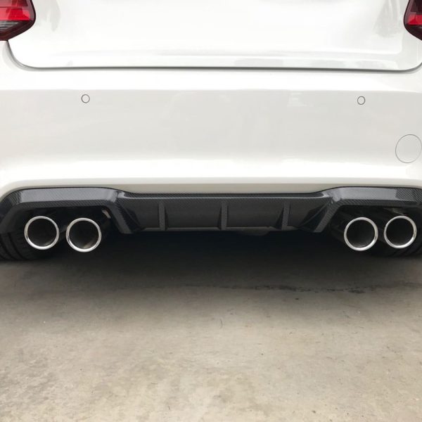 2015-2018 BMW F87 M2 M-PERFORMANCE STYLE REAR DIFFUSER (CARBON FIBER ...