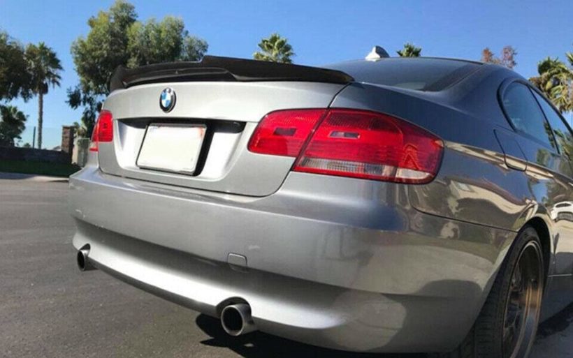 2007-2013 BMW E92 3 SERIES 2 DOOR TRUNK SPOILER M4 V STYLE (CARBON ...